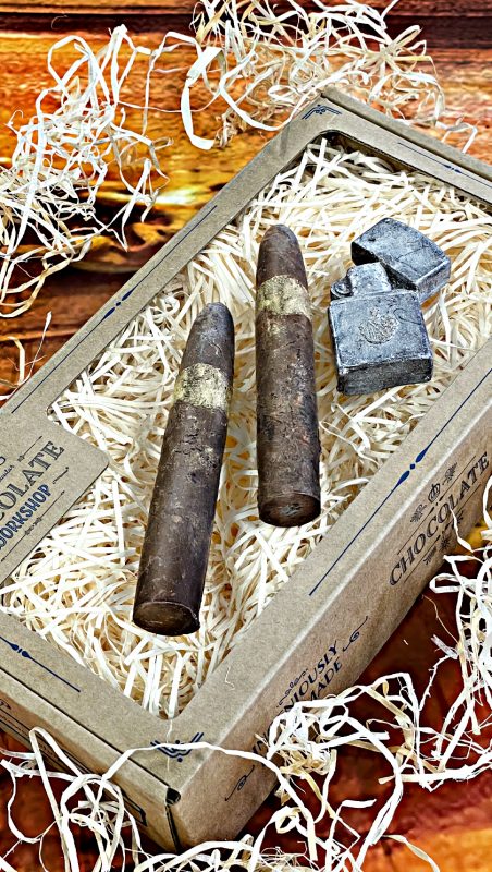 And to finish . . . have a cigar! Handmade Italian chocolates, minor ...