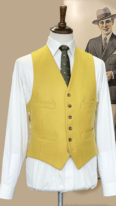 Doeskin waistcoat, the pure wool, alltime classic by English tailors ...